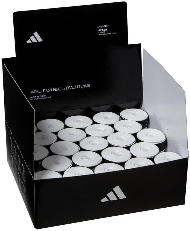 Adidas Caja De Overgrips Blanco Perforado 45 Pcs – Padel Storage
