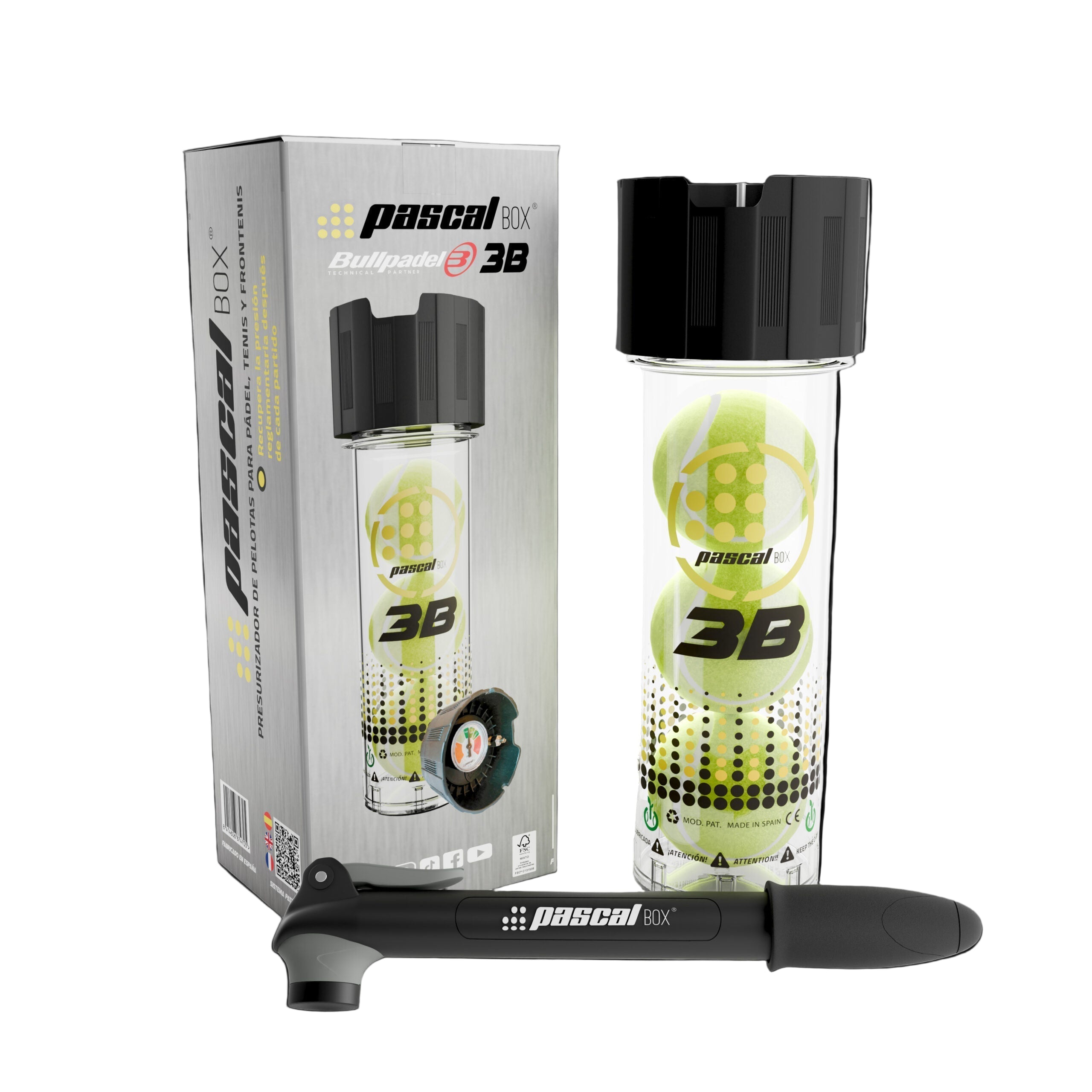 Presurizador Bullpadel Pascal Box 3B – Padel Storage