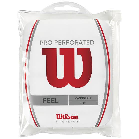Wilson Pro Overgrip Feel Perforado 12 Pack – Padel Storage